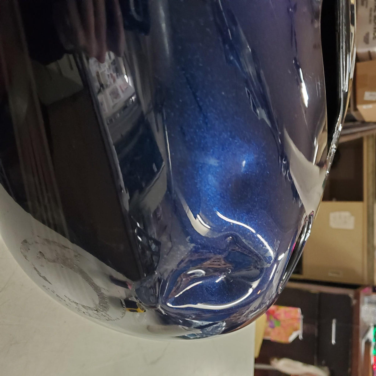 Harley Big Blue Pearl Black Pearl? BLACKLINE SOFTAIL BREAKOUT Fuel Tan ...