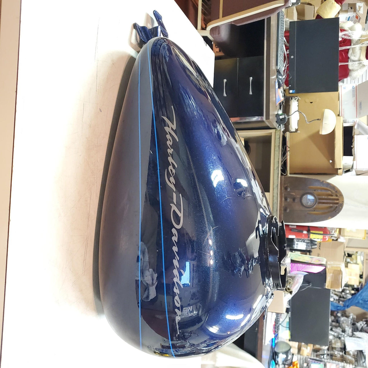 Harley 2016 FLTRX Road Glide FLHTCU ELECTRA Ult Big Blue Pearl Gas Tan ...