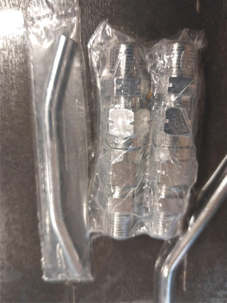 Chrome Plated Steel Fittings Rocker Box Oil Line Set 1966-1984 Shovelh ...