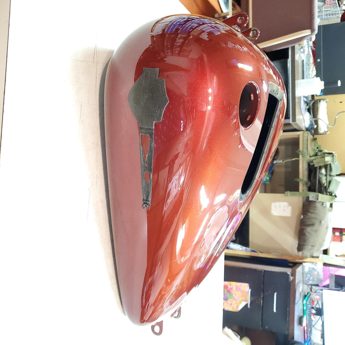 Harley FXD Dyna Wide Super Fatbob Custom Glide Red Hot Sunglo Fuel Tan ...