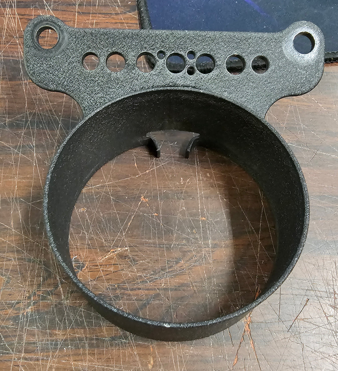 Speedometer Tach Mount Harley Evo Sportster Dyna 67053-95 Black Guage ...