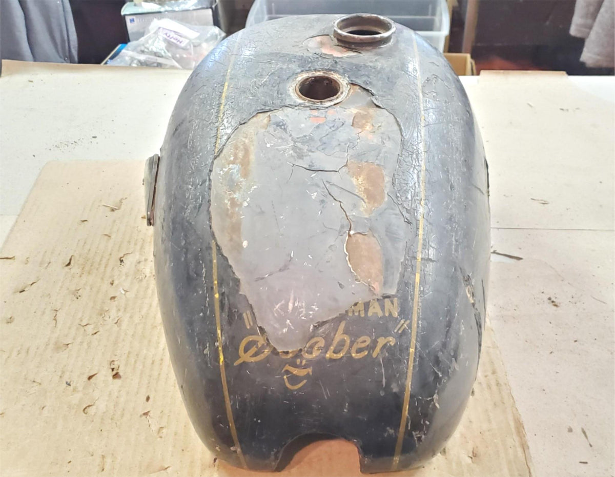 OEM VTG BSA A10 Black Motorcycle Fuel Gas Tank Reservoir ...