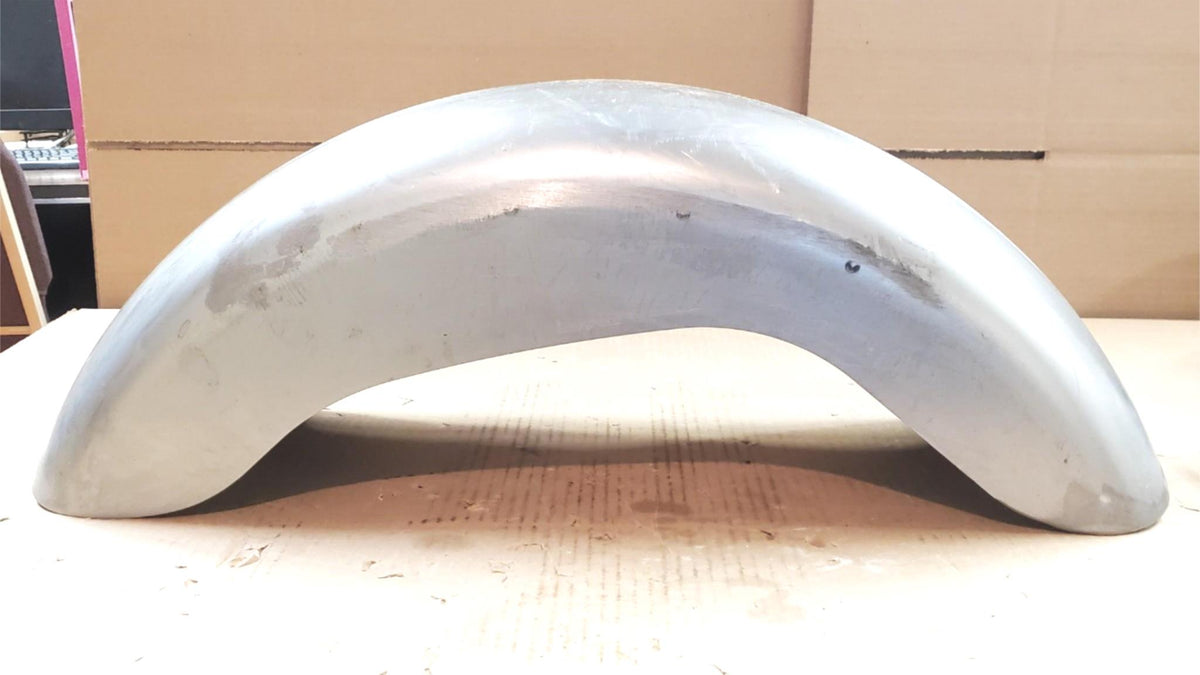 Tombstone Custom 8.5" Wide Raw Steel Rear Fender Harley Bobber Chopper ...