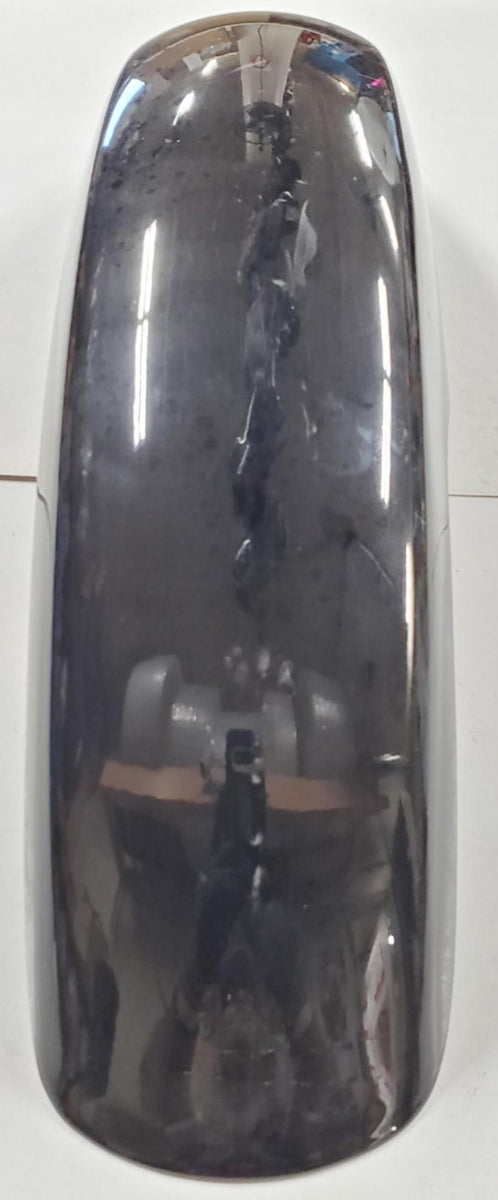 Custom Cafe Racer Front Fender Metal Vivid Black Harley FXR Dyna XL Sp ...