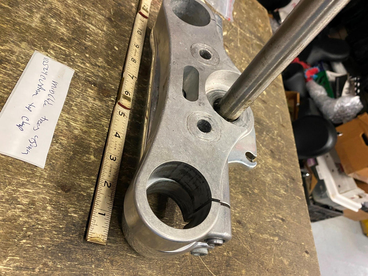 Dyna Street Bob Triple trees 49mm Custom Top Clamp Harley FXD FXDL Mid ...