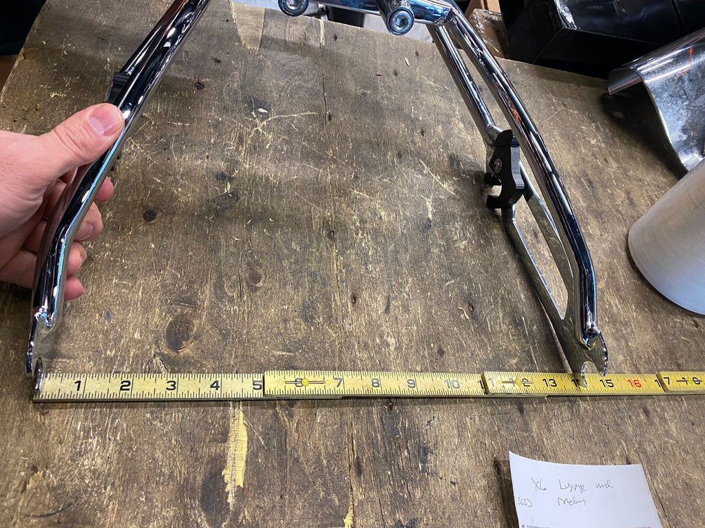 Luggage Rack Sissybar Passenger Backrest Harley XG 500 750 52300283 St ...