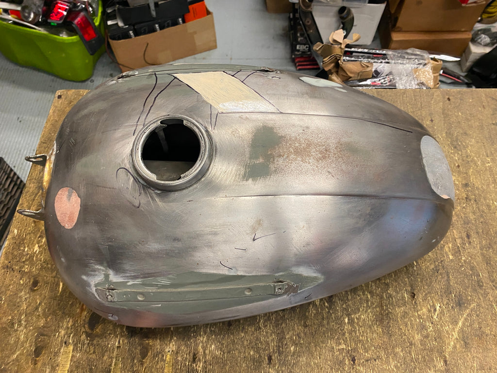 Harley OEM Turtle Tank Ironhead Sportster FActory 1963-1972 Emblem Mou ...