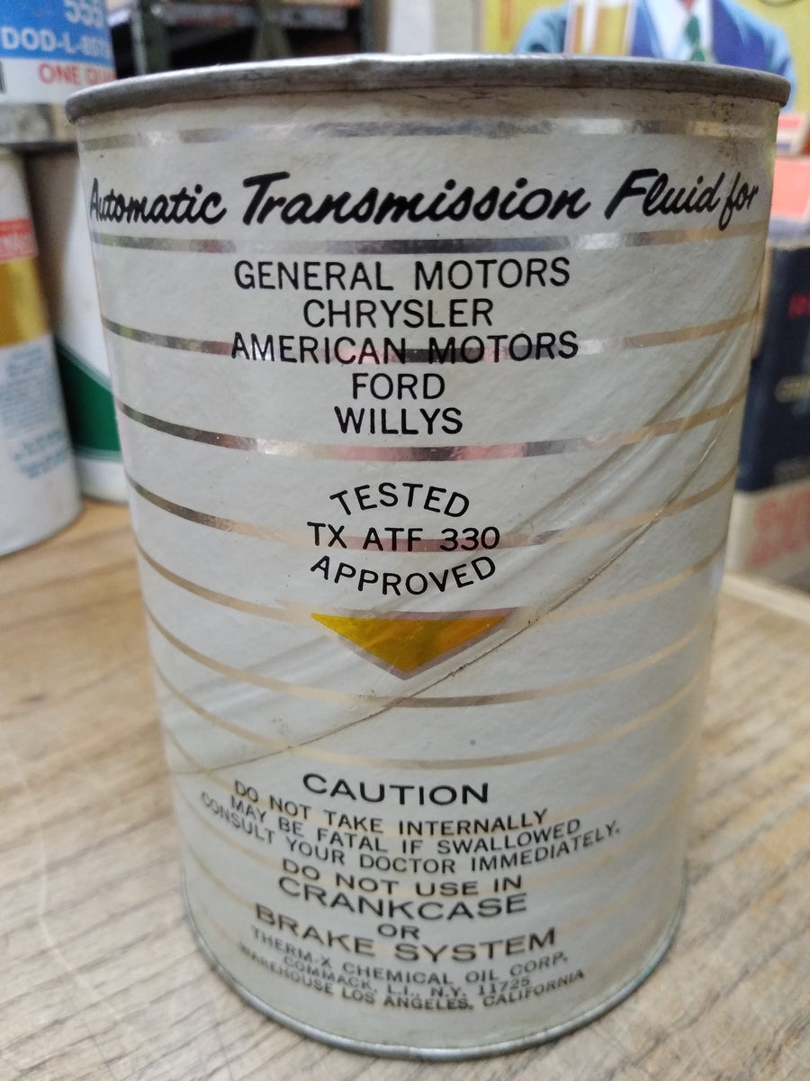 Vtg Thermatic Type A Automatic Transmission Fluid 1 Qt Cardboard Can ...
