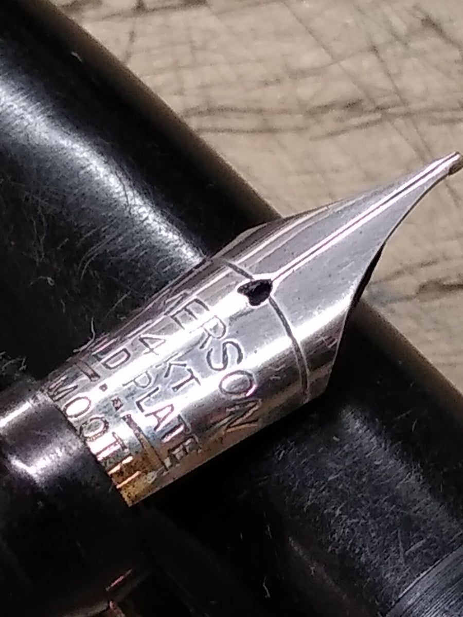 Vtg Emerson 14K Gold Plated Smooth Nib Fountain Pen Made In USA ...