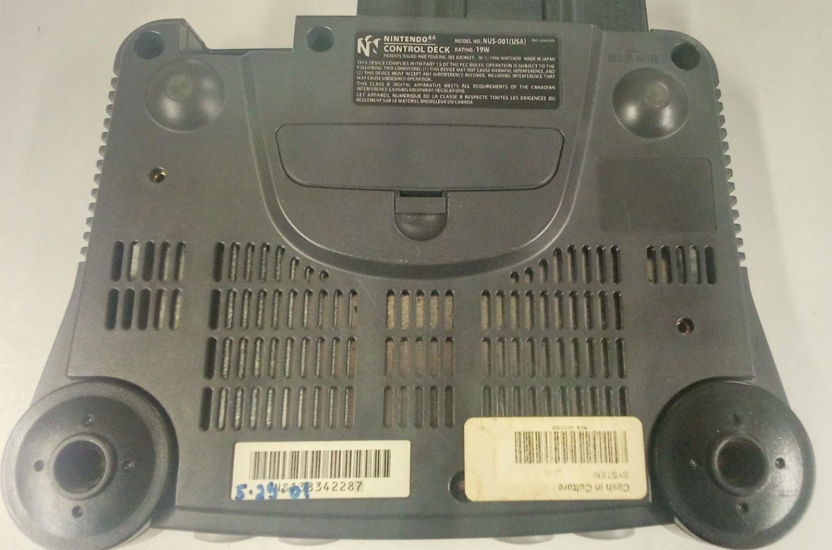 Nintendo 64 N64 Console And Power Adapter Cord ONLY Untested Powers On ...