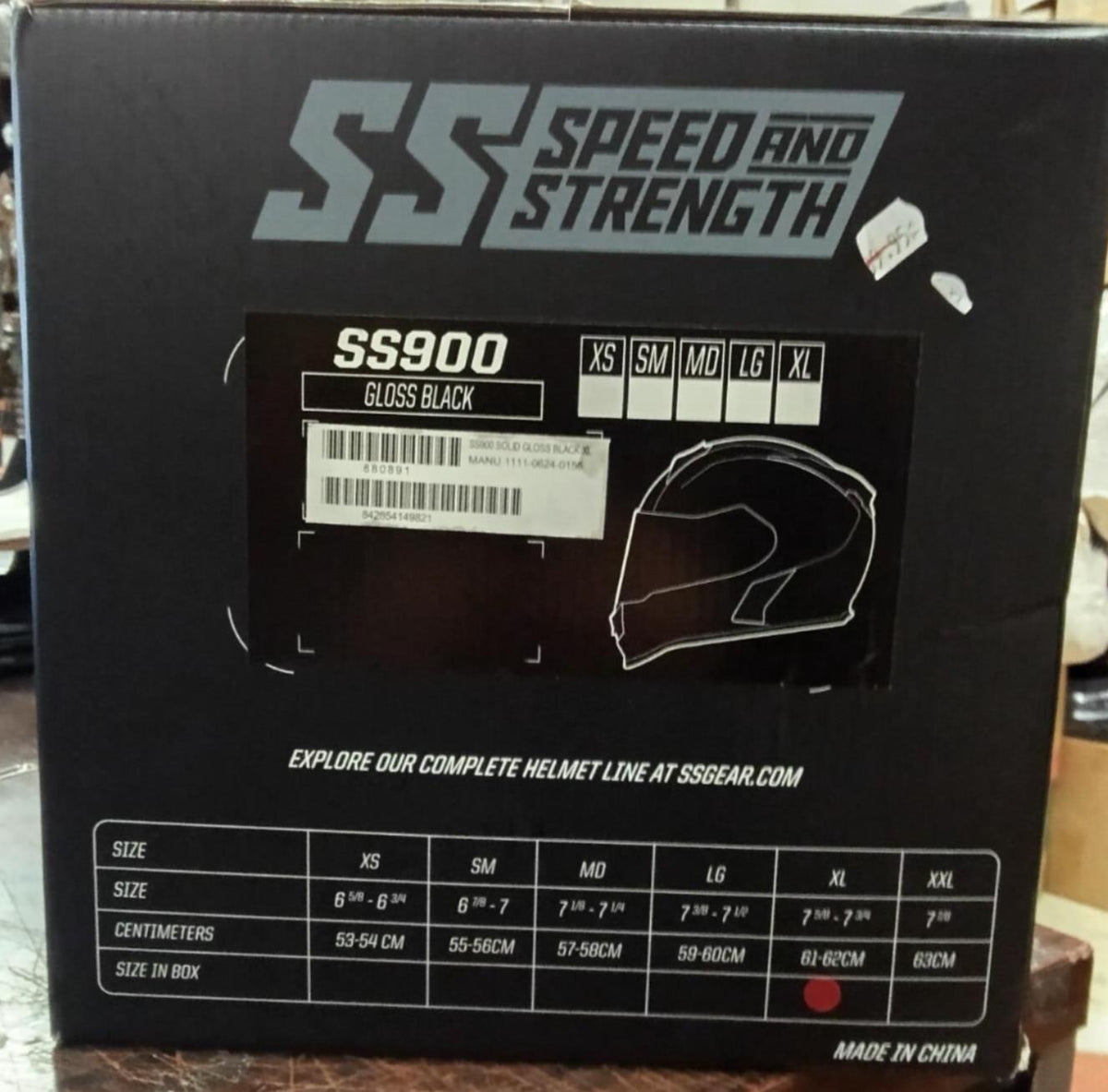 NEW Speed and Strength SS900 Helmet Gloss Black XL Full Face DOT ECE ...