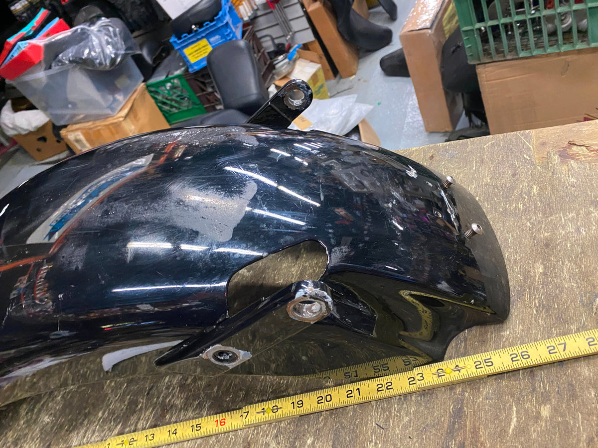 Strutless Rear Fender Harley Chopper Custom Motorcycle 9" Shovelhead S ...
