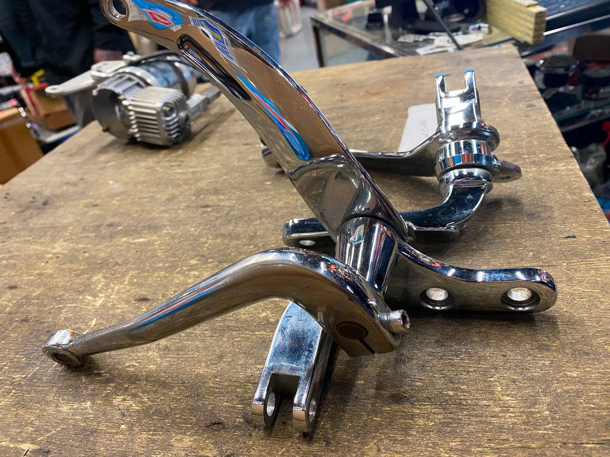 Chrome Forward Controls Harley Dyna Wide Glide Superglide low Rider St ...