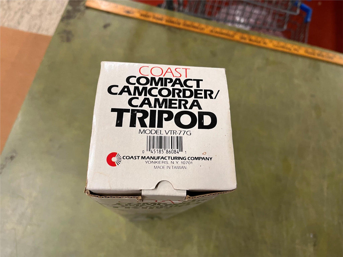 Coast Compact Camcorder/Camera Tripod Model VTR-77G Open Box ...