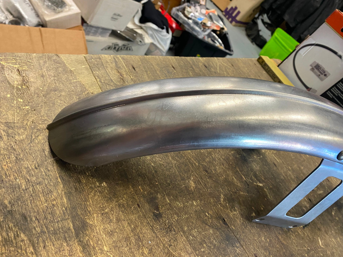 Ribbed Front Fender Harley Softail Wide Glide Chopper Custom FXST 21 ...