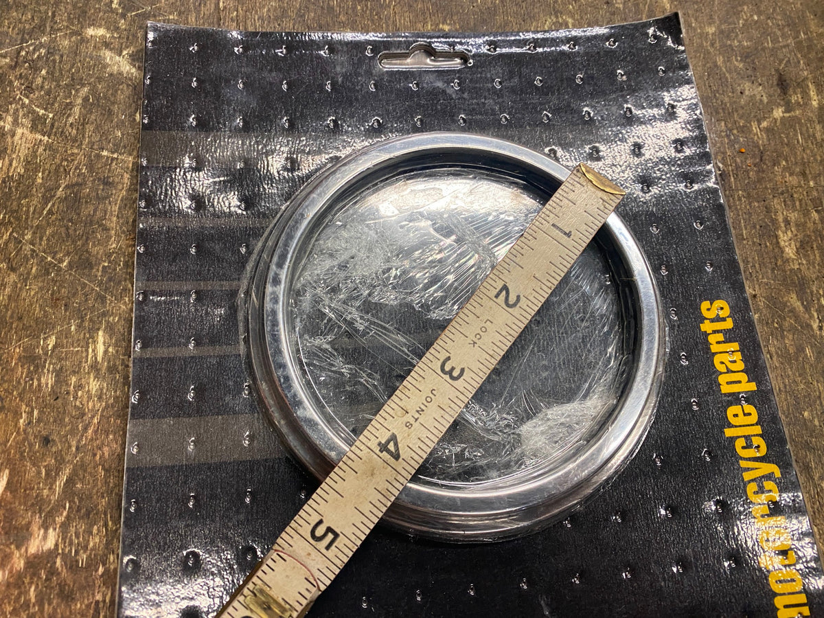 Speedometer Ring Lens Harley Shovelhead FLH Dash mount Panhead Replace ...