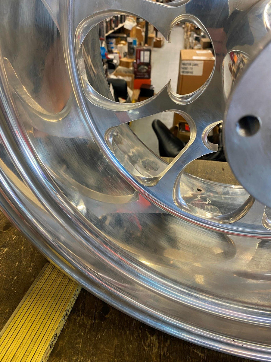 10.5x18 Custom Billet Mag Wheel Ironhorse Chopper Big Dog Bear 280 300 ...