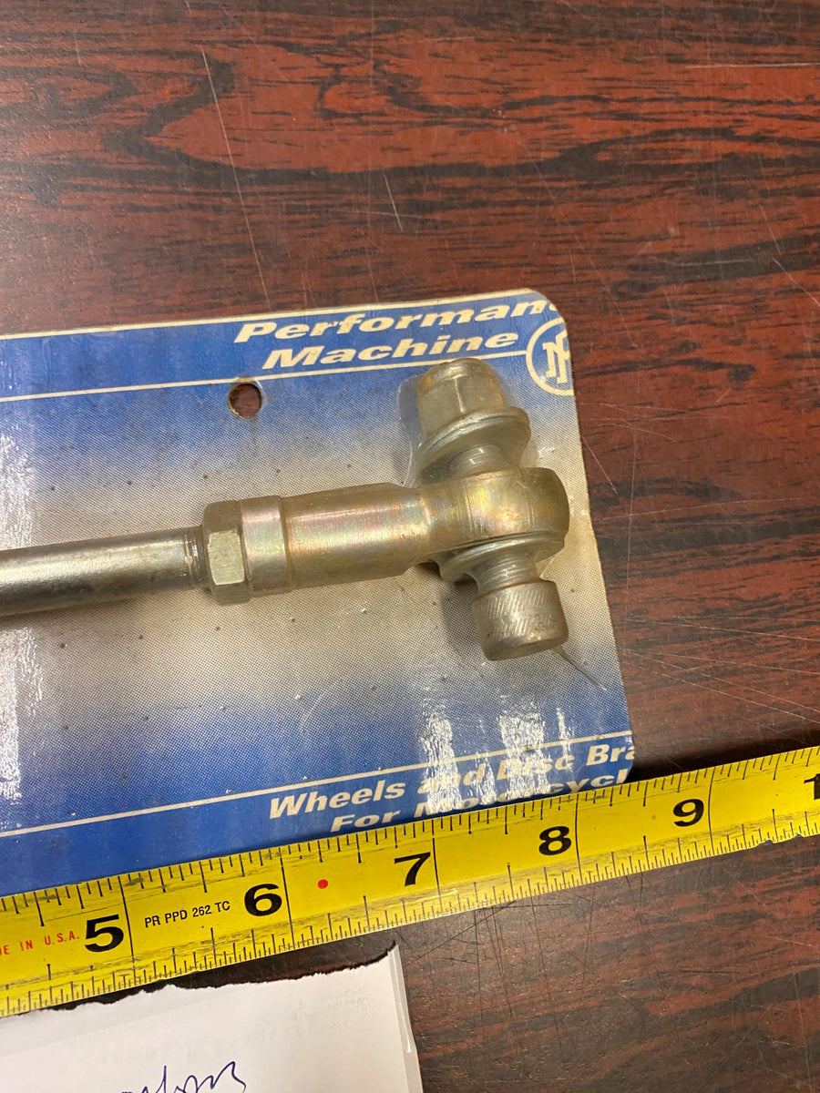 8" Harley Chopper Performance Machine PM Linkage Brake Caliper Rod Spr ...