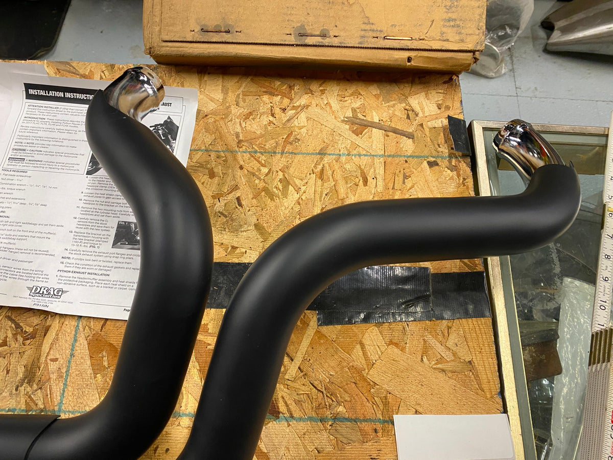 Python Rayzer 2-Into-1 Exhaust Harley Touring 2017^ M8 STreet Road Gli ...