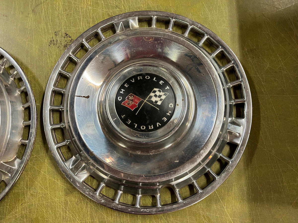 Vintage 1959-1960 Chevrolet Impala Wheel Cover Hubcaps 14" OEM Made In ...