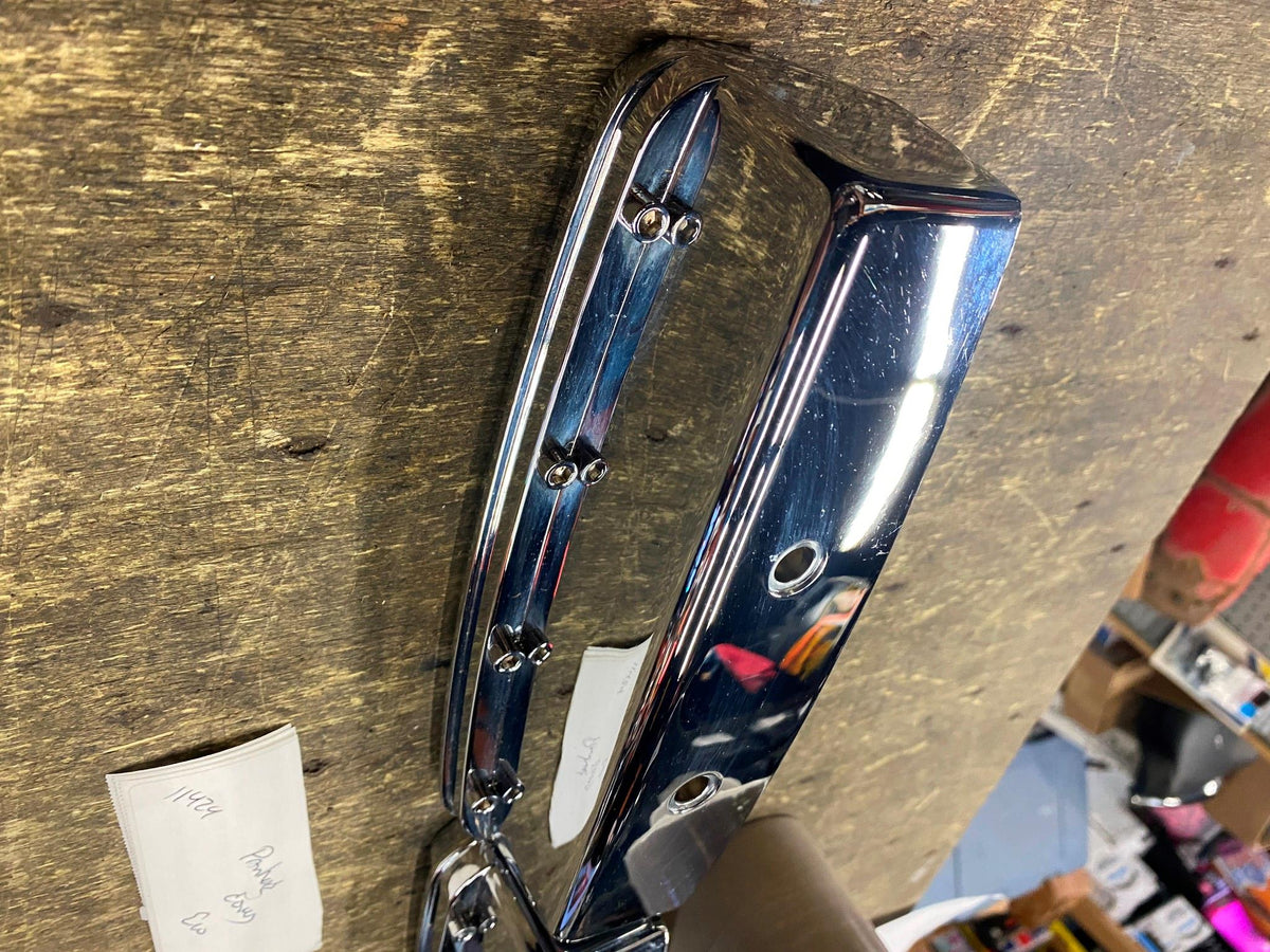 Panhead Look Rocker Box Covers Harley Softail Chopper Evo Motor Chrome ...