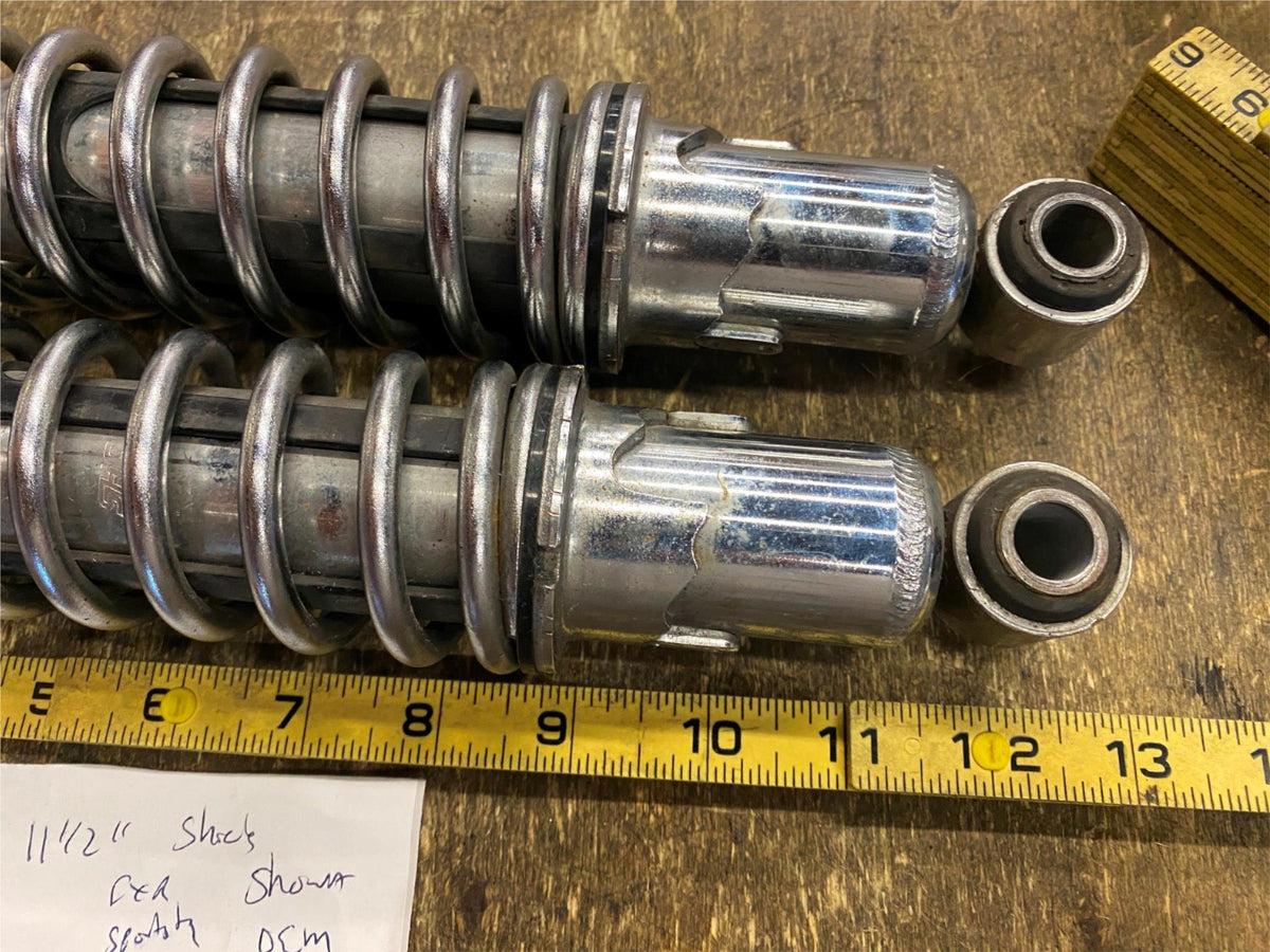 OEM Harley Hugger showa Shocks 11.5" Lowering Sportster 883 1200 FXR F ...