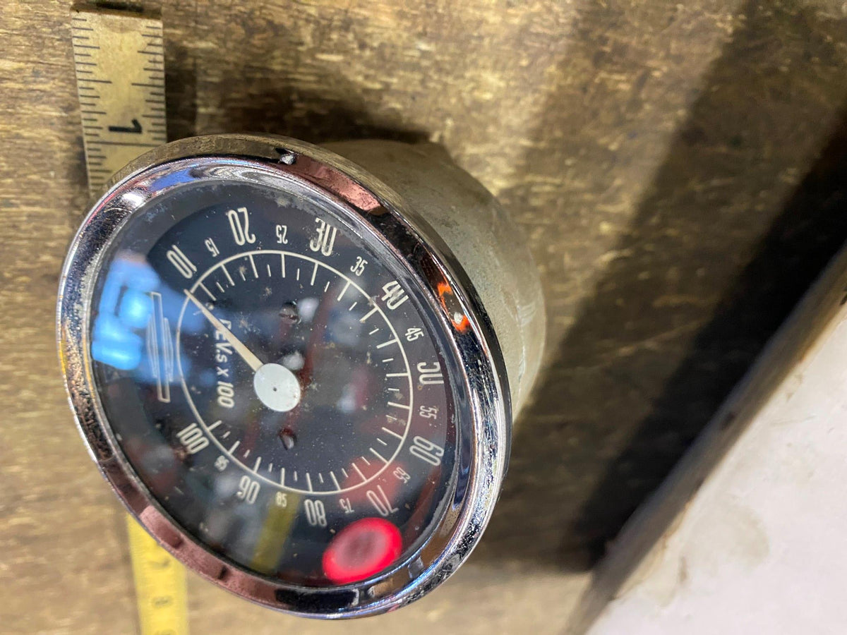 Vtg Tachometer Gauge XLH Ironhead sportster Shovelhead OEM 3 5/8 60's ...