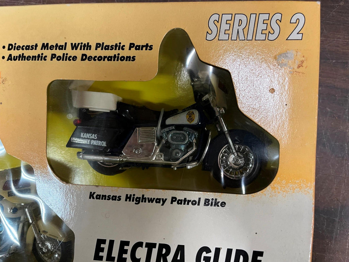 VTG 1990s Matchbox Series 2 Electra Glide Police Bikes Harley Davidson ...