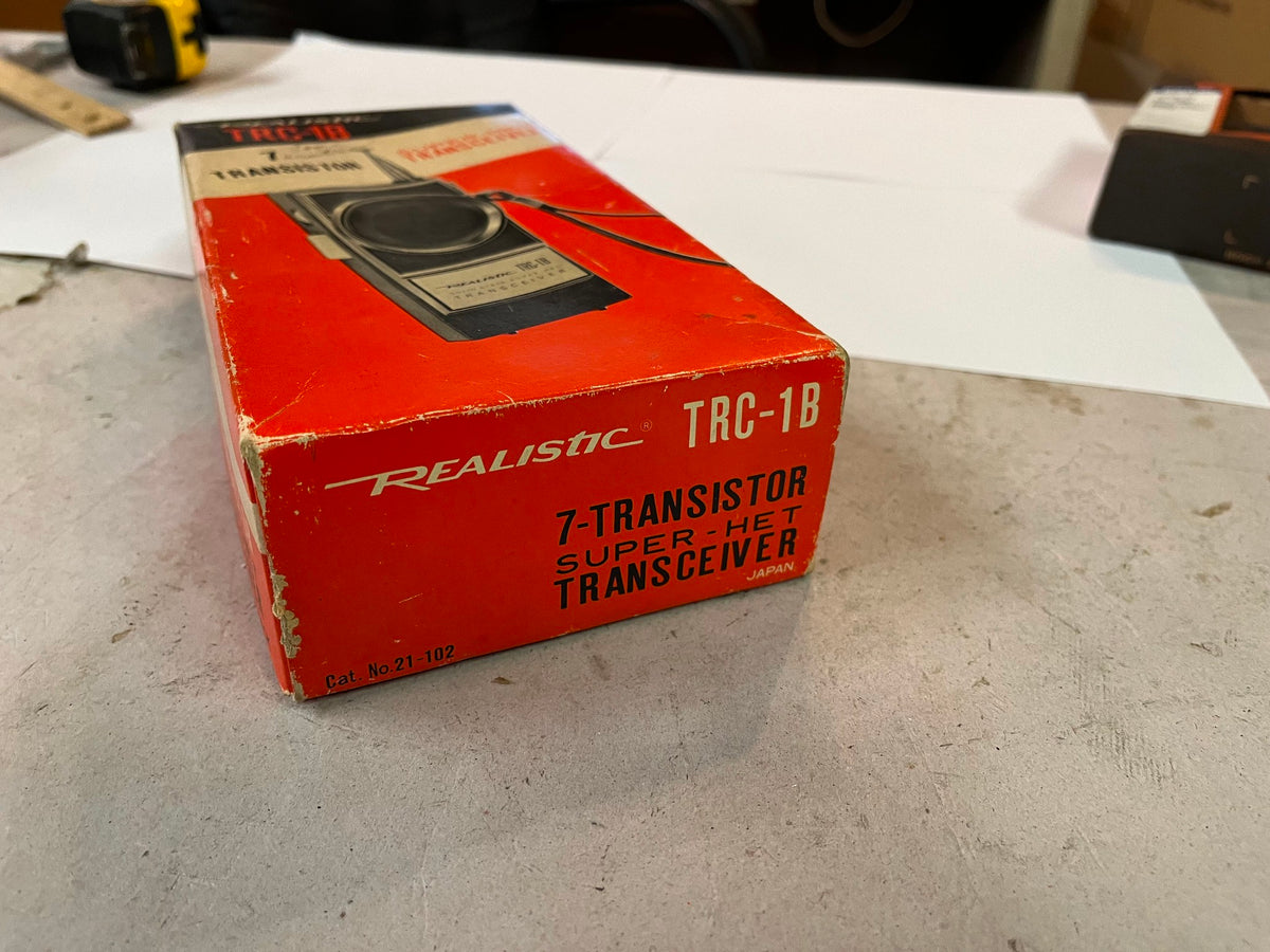 Vintage Realistic TRC-1B 7 Transistor Solid State Super Het Transceive ...
