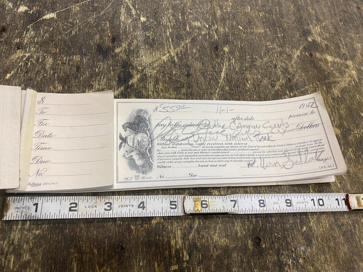 Vtg 1920's US Bond Book Court Official Paperwork Bail Bondsman Antique ...