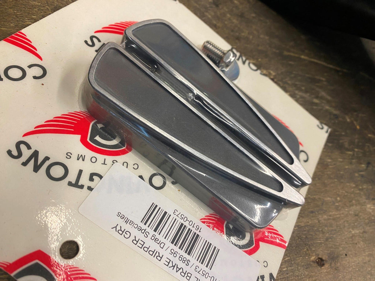 Covington Cycle Ripper Custom Brake Pedal Cover Harley Touring FLH Her ...