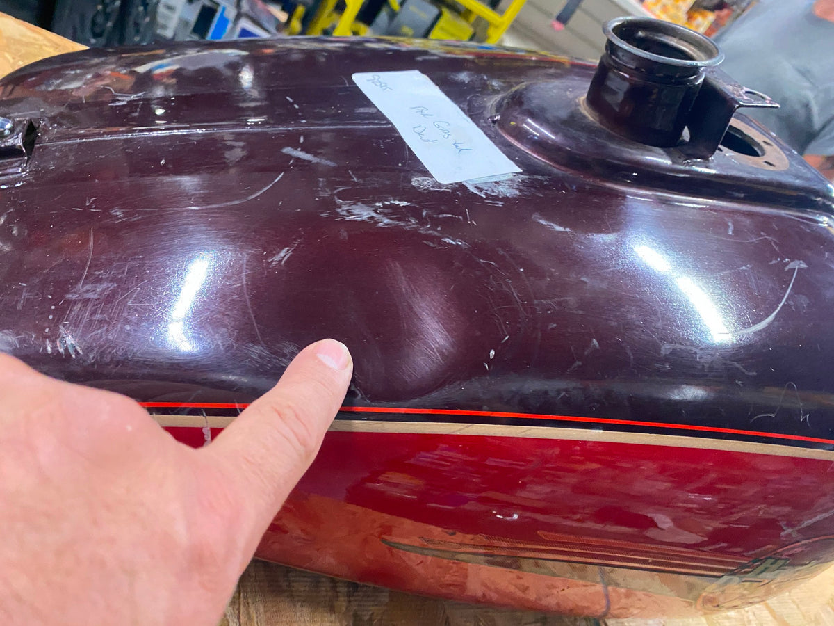 Genuine OEM Harley Davidson FXR Center Fill Red Gas Tank FXRT FXRS ...