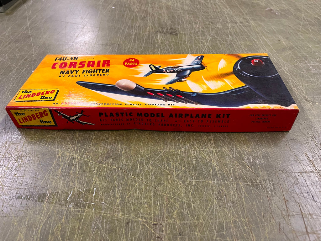 Vintage 1960s The Lindberg Line F4U-5N Corsair Navy Fighter 1/4 Scale ...