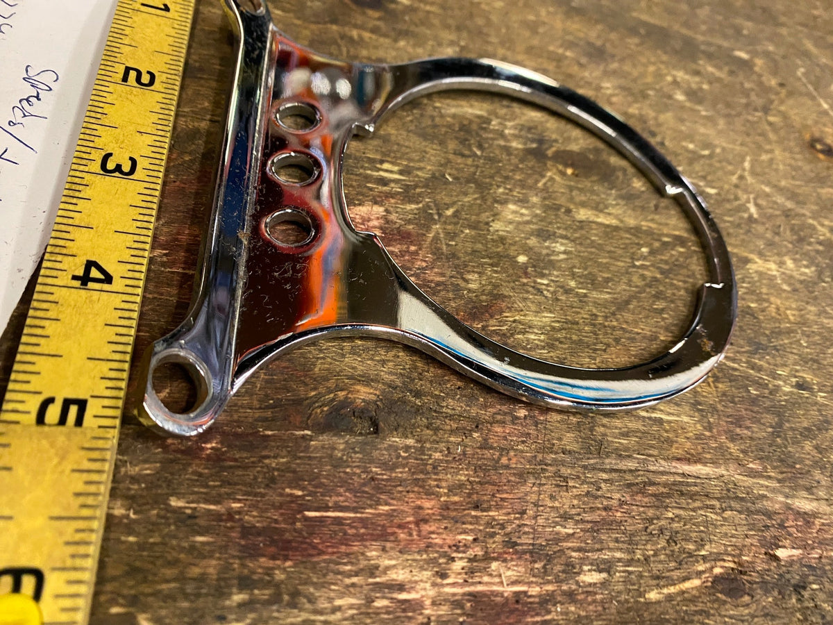 Chrome Speedometer Tach Mount Harley Sportster Dyna FXR Handlebar moun ...