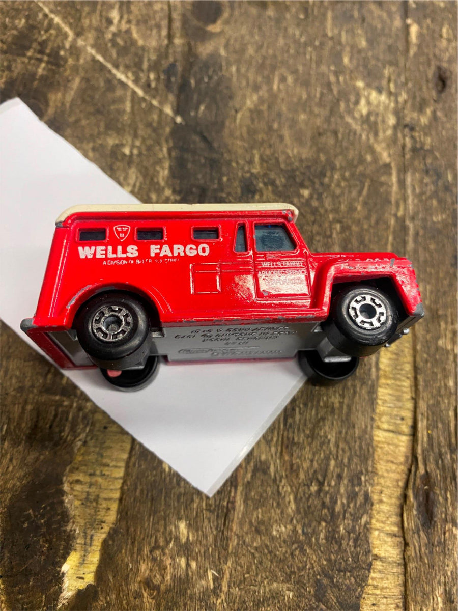 Vtg 1978 Matchbox Armored Truck wells fargo Red no 69 – cyclewarehouse ...
