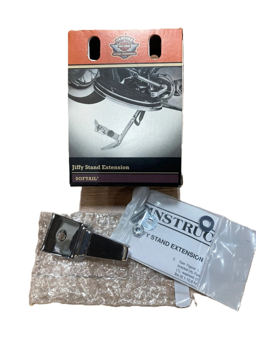 OEM Harley Davidson Kick Stand Jiffy Extension Bracket Touring Softail ...