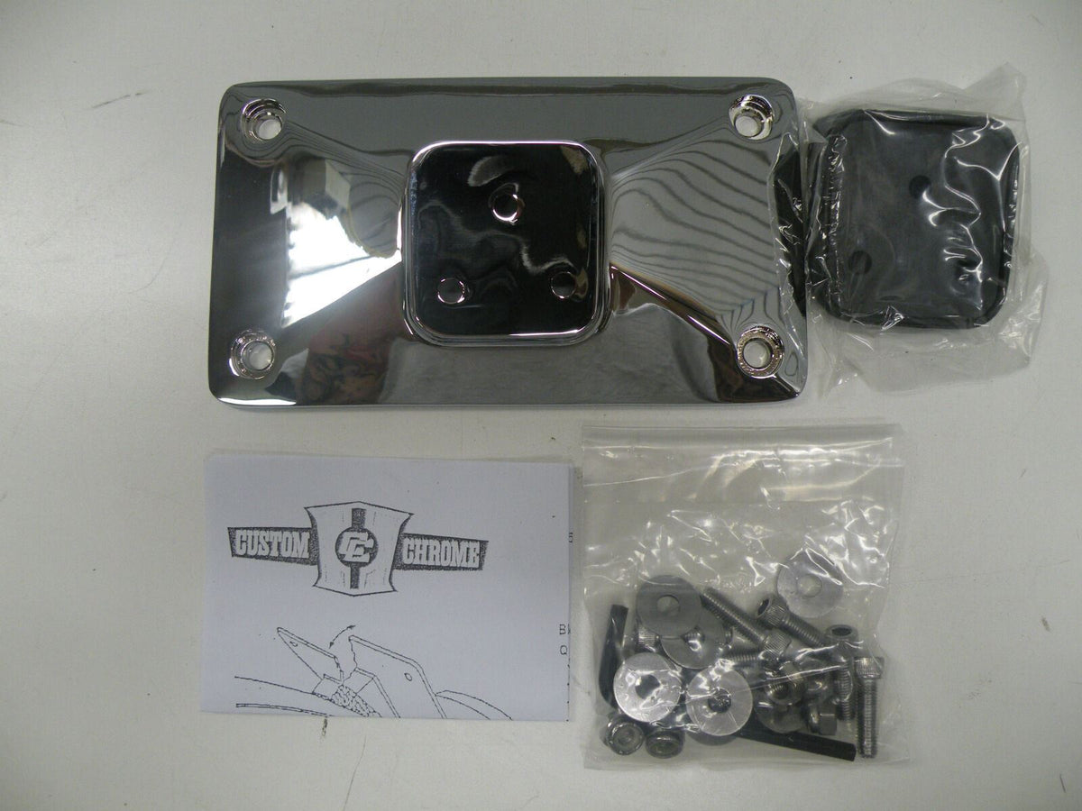 HARLEY LAY DOWN LICENSE PLATE BRACKET MOUNT 1955-1996 Sportster Herita ...