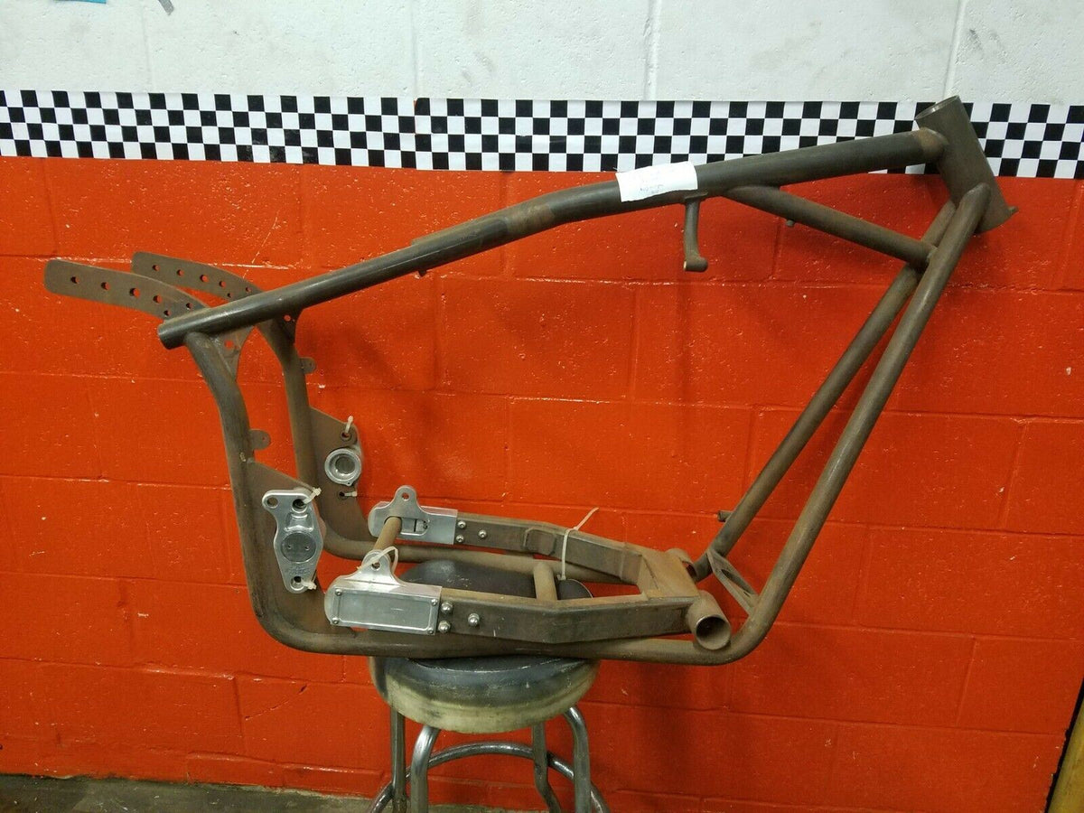 Pro Street Frame Swingarm Harley FXR Wide tire Carolina Custom Chopper ...