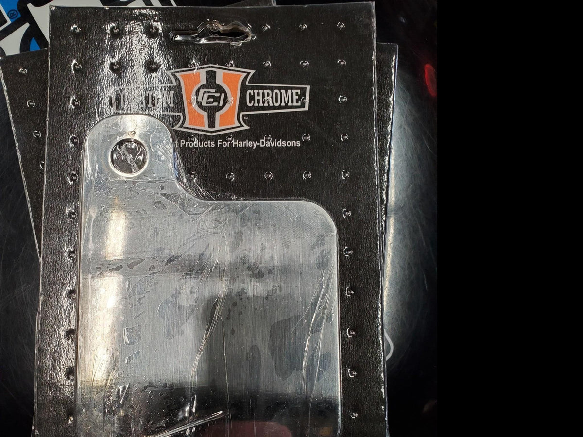 Inspection Plate Harley Honda Chopper Bob Motorcycle Stainless Polishe ...