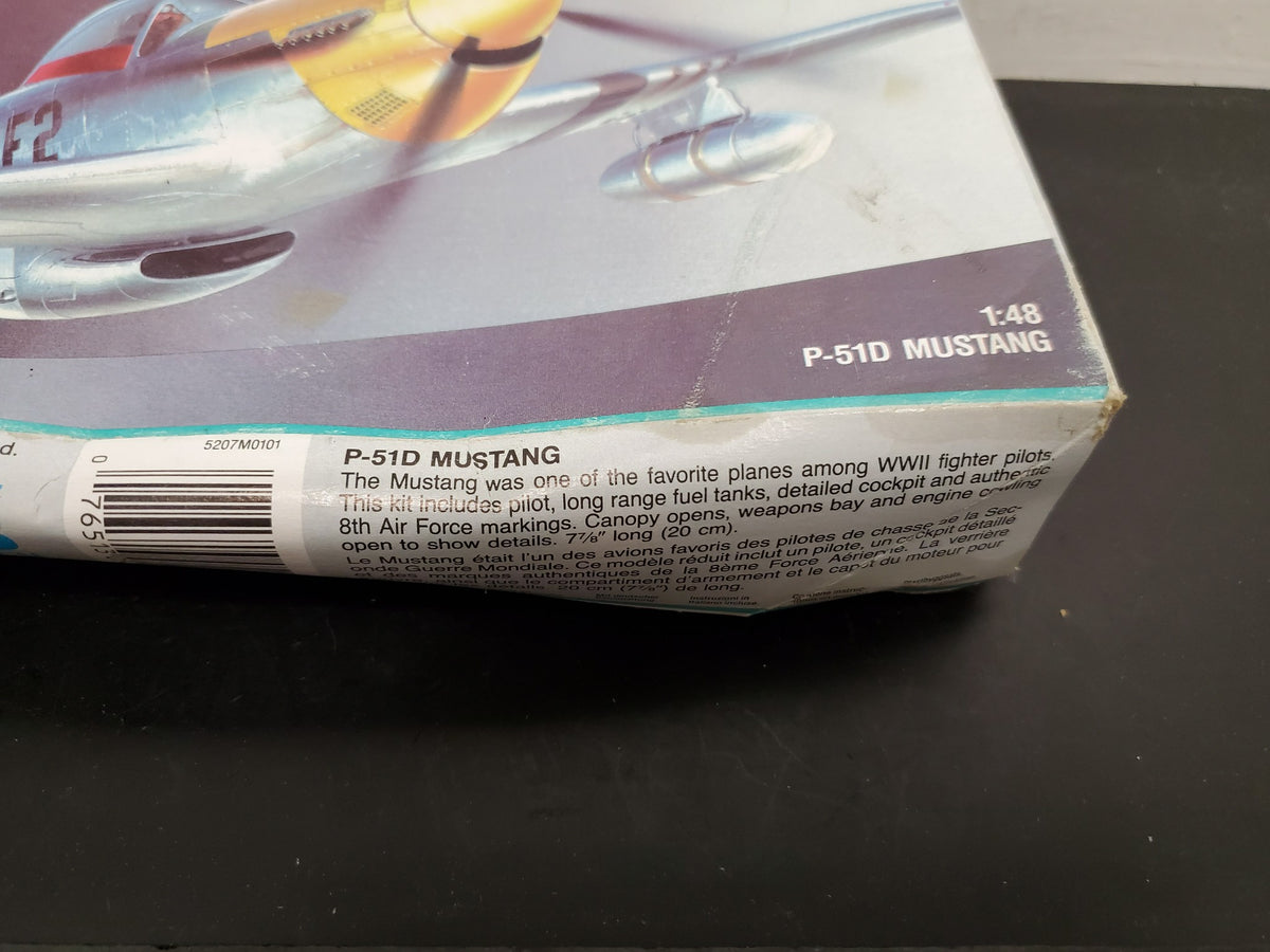 P-51D Mustang 1:48 Scale Monogram Models Inc. 5207 Plastic Model Kit 5 ...