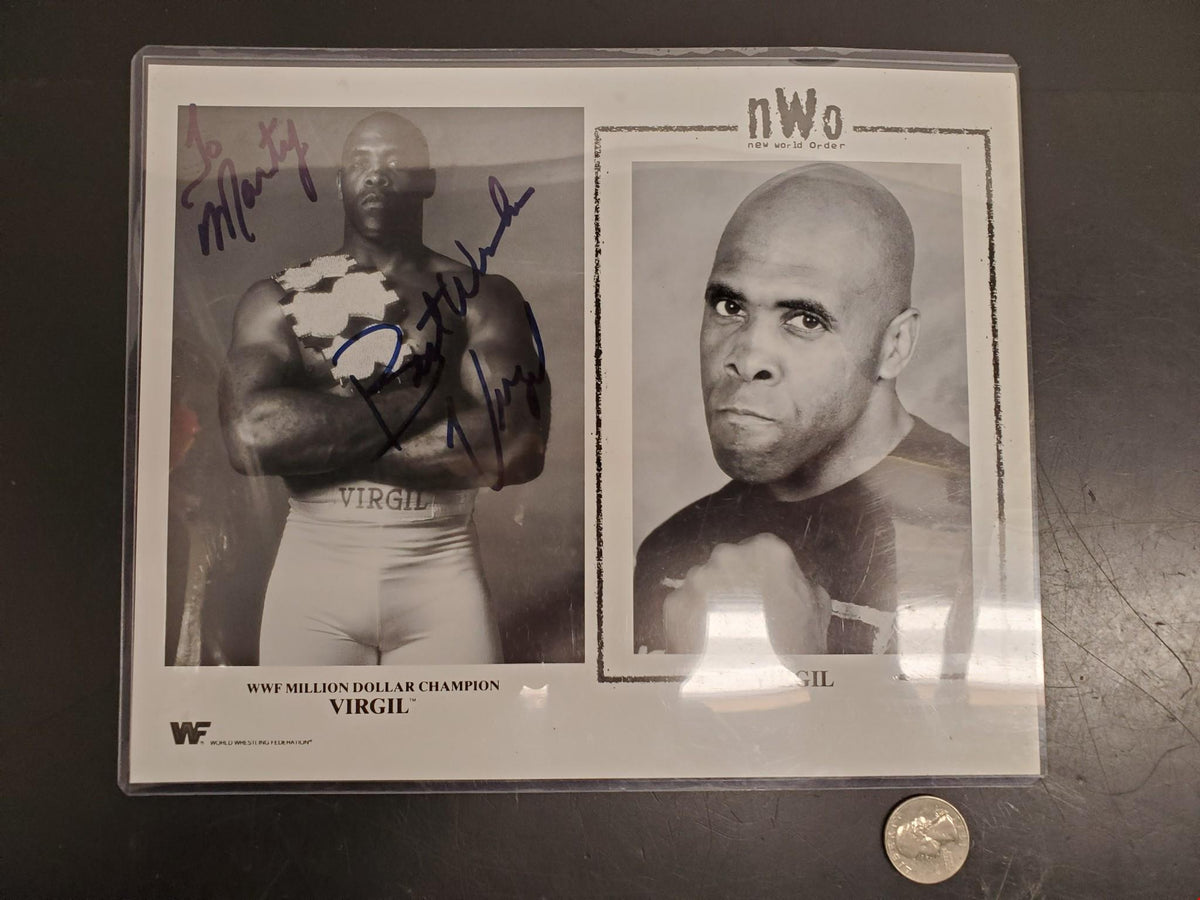NWO New World Order WWF Million Dollar Champion Virgil Pictures & Sign ...