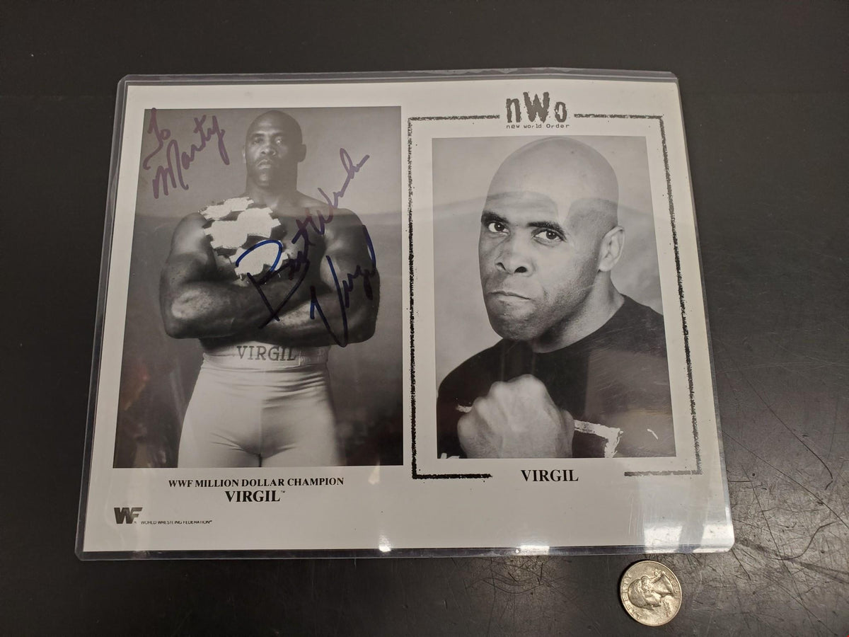 NWO New World Order WWF Million Dollar Champion Virgil Pictures & Sign ...