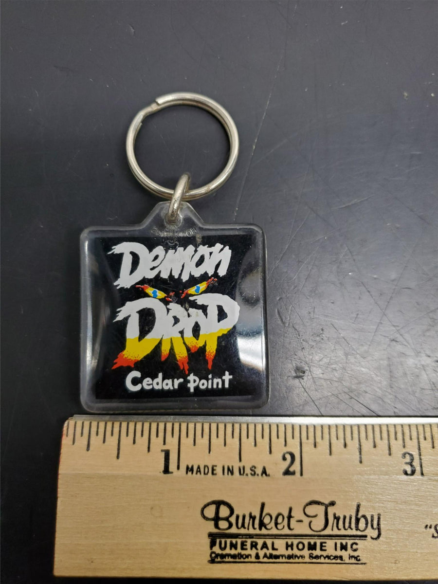 Cedar Point Demon Drop Keychain Roller Coaster Enthusiast Memorabilia ...