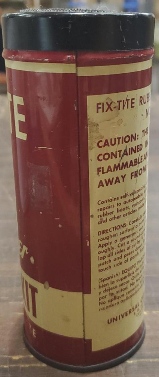 Vtg fix tite Inner tube Repair kit Auto Tin Can Oil Gas Service Statio ...