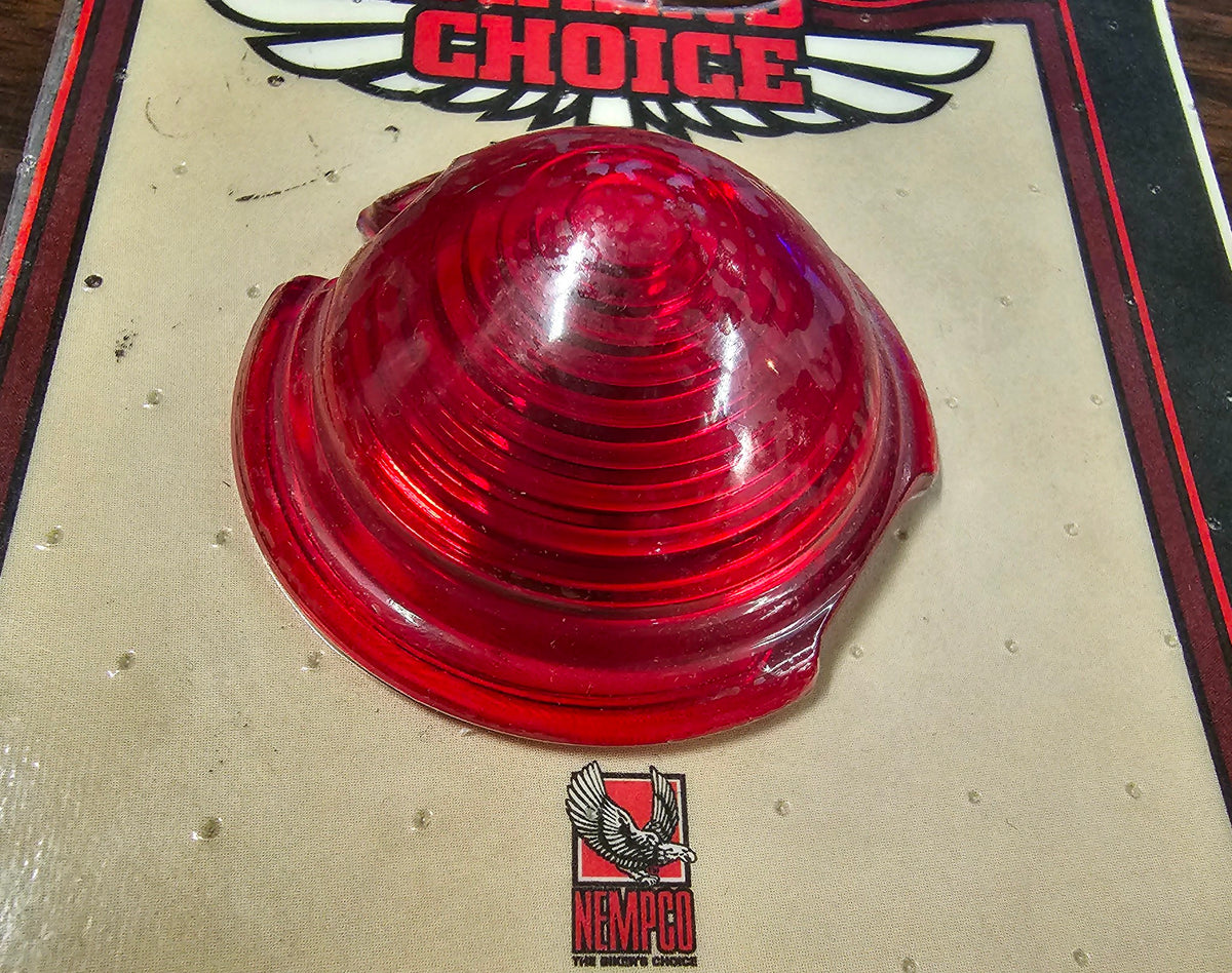 NOS Biker's Choice 2" Red Bullet Light Lens – cyclewarehouse.online