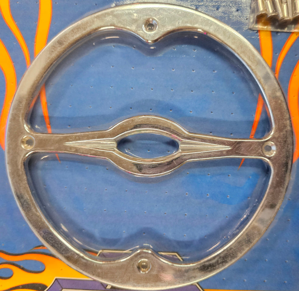 NOS Pro-One Custom Chrome Rear Speaker Trim Ultra Classic Electra Glid ...
