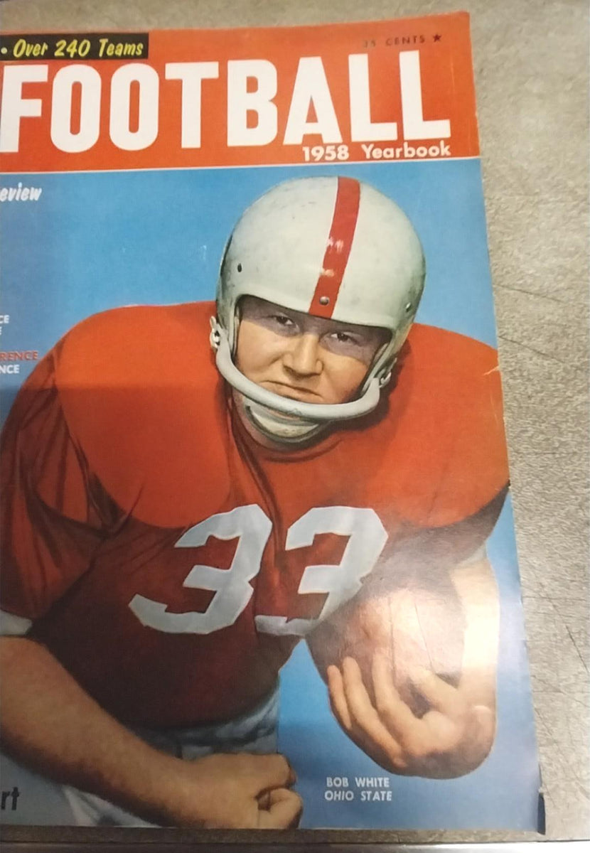 1958 Street Smiths Football Yearbook Bob White Ohio State Magazine ...