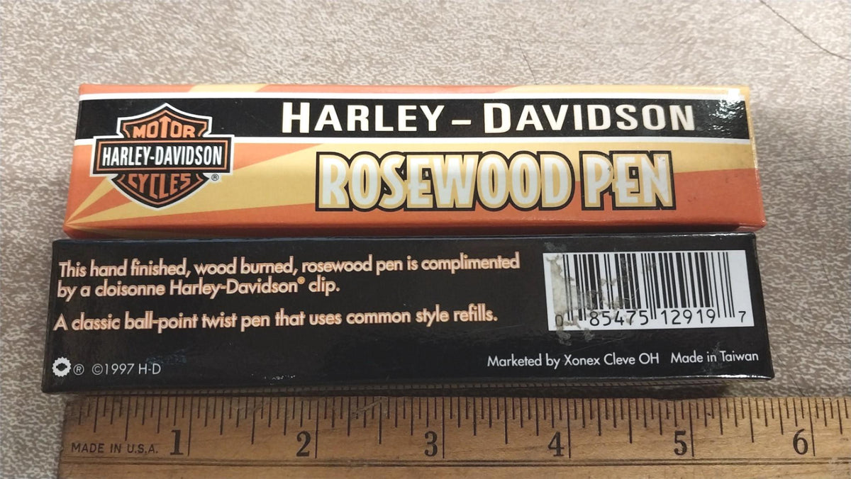 1997 Harley Davidson Rose Wood Pen Xonex Cleavland Ohio Classic Ball-P ...