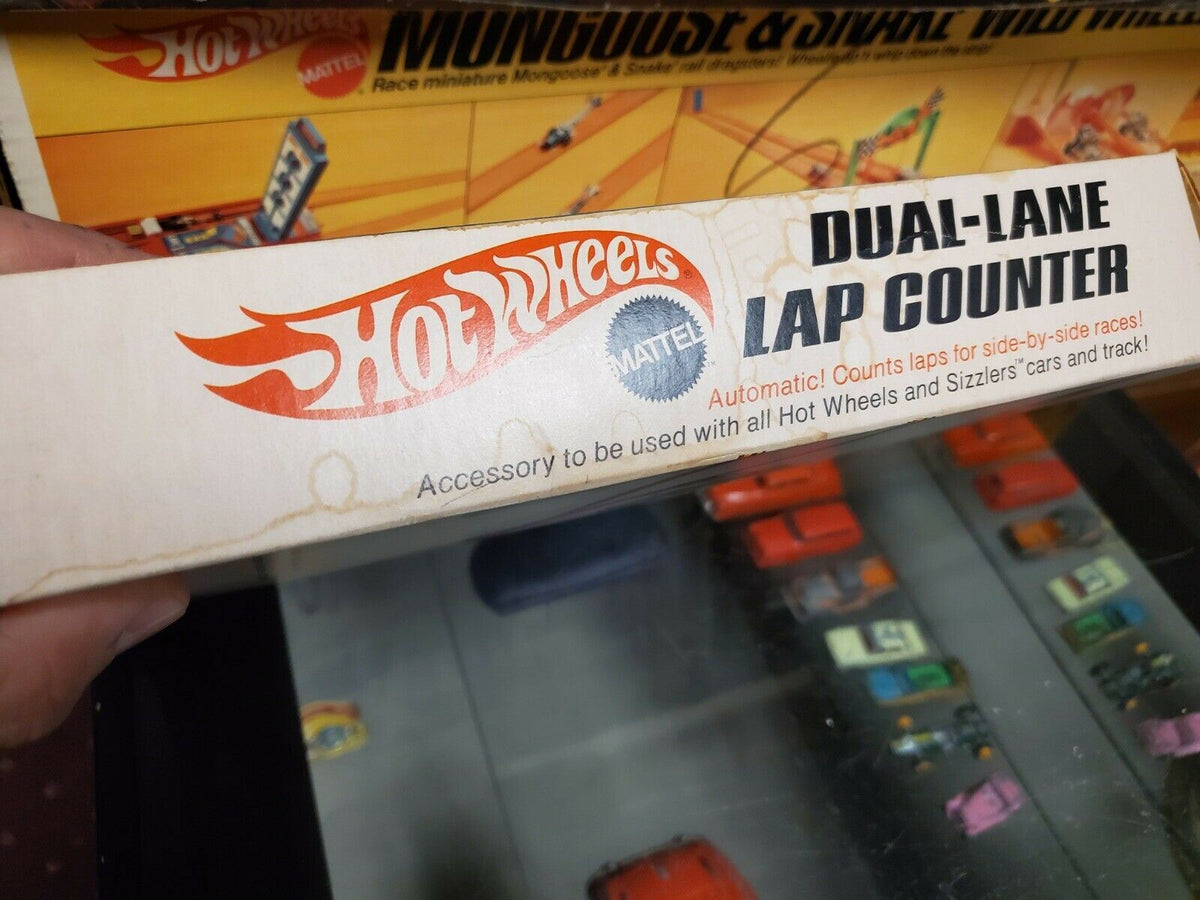 Nib Vintage 1969 Mattel Hot Wheels Dual-Lane Runde Zähler Ungeöffnet A ...