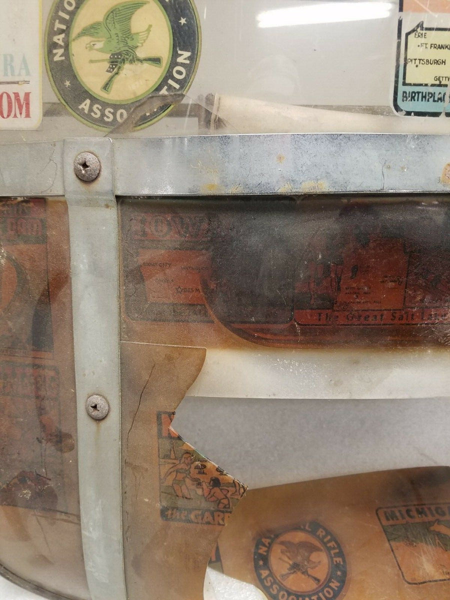 Vintage Windshield Harley Panhead Shovelhead FLH Patina Rat Rod Travel ...